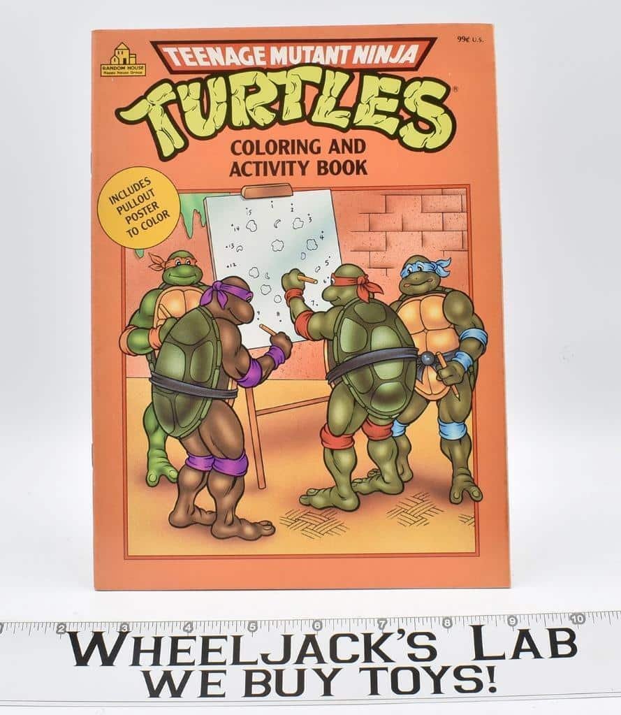 Teenage Mutant Ninja Turtles Coloring & Activity Book 1990 TMNT Random ...
