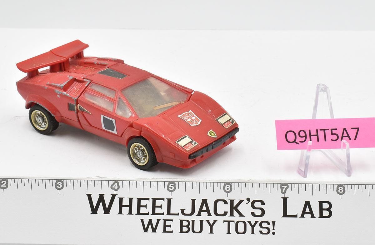 Sideswipe Lamborghini 1985 G1 Transformers Vintage Hasbro Action Figure ...