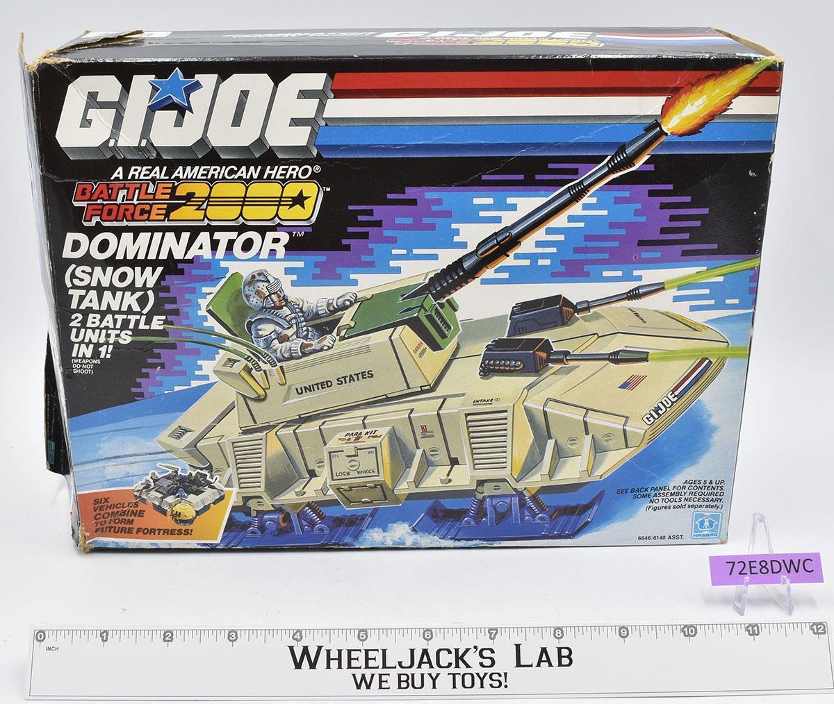 Dominator W/ Box 100% Complete G.I. Joe 1987 Hasbro Vintage Vehicle ...