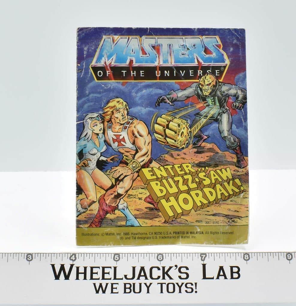 Enter...Buzz-Saw Hordak 1986 Mini Comic He-Man Masters of the Universe MOTU - Wheeljack's Lab
