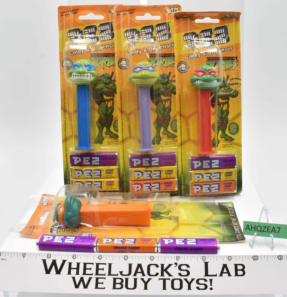Teenage Mutant Ninja Turtles Pez Dispensers X4 2005 Mirage - Wheeljack ...