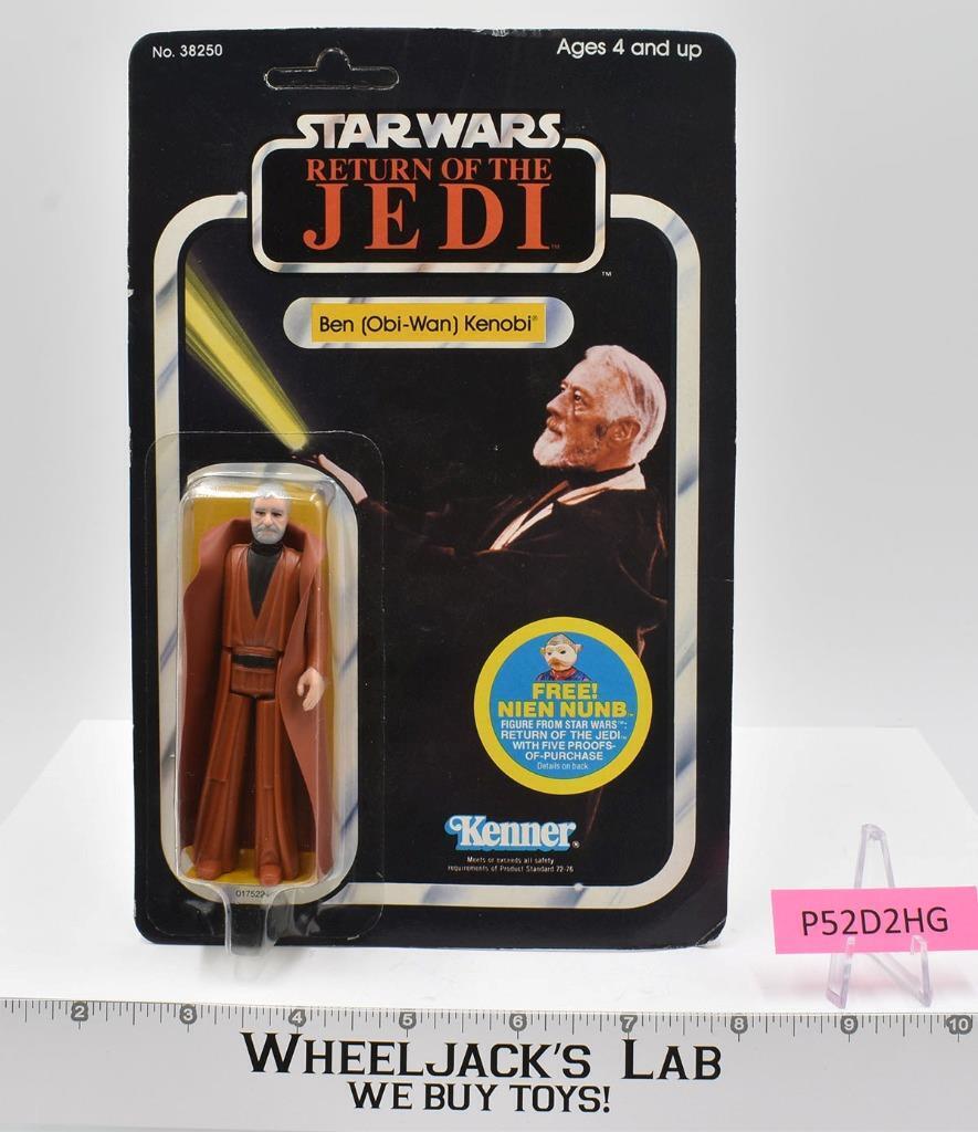 Ben Obi-Wan Kenobi 48 Back-B Star Wars ROTJ 1983 Kenner NEW MOSC SEALED ...