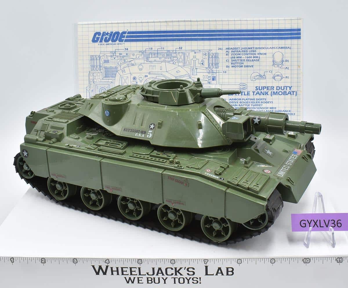 MOBAT Motorized 100% Complete Battle Tank G.I. Joe Hasbro 1982 Vintage ...