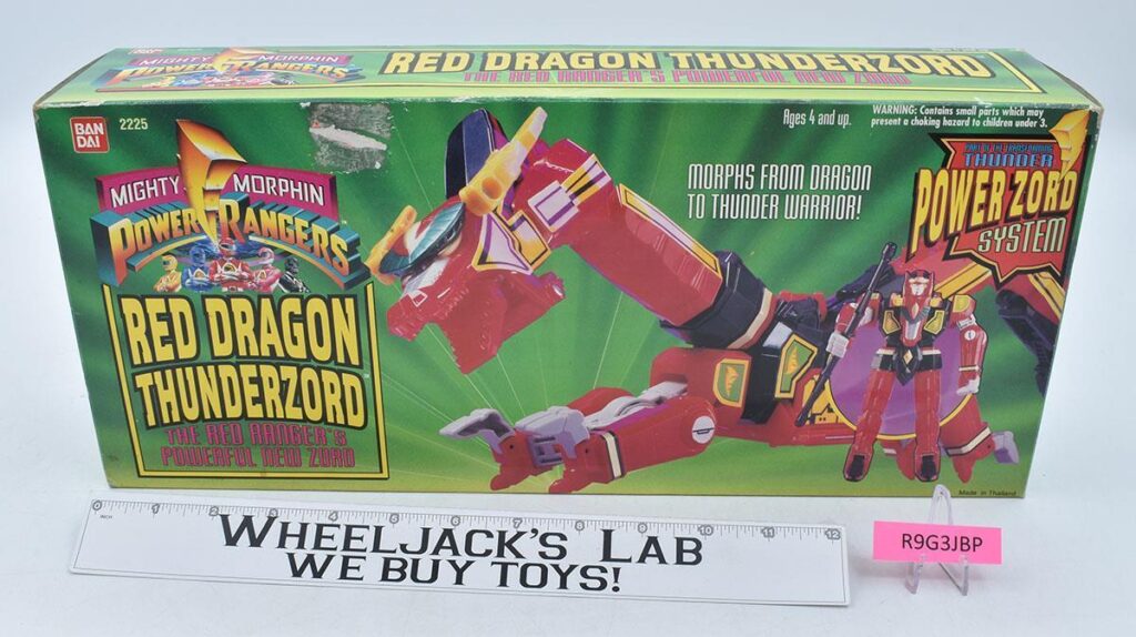 Red Dragon Thunderzord Mighty Morphin Power Rangers 1994 Bandai ...