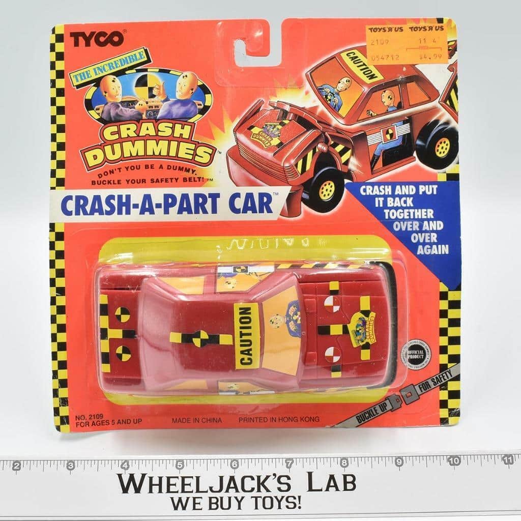 Crash-A-Part Car The Incredible Crash Dummies 1992 Tyco NEW SEALED MOSC ...