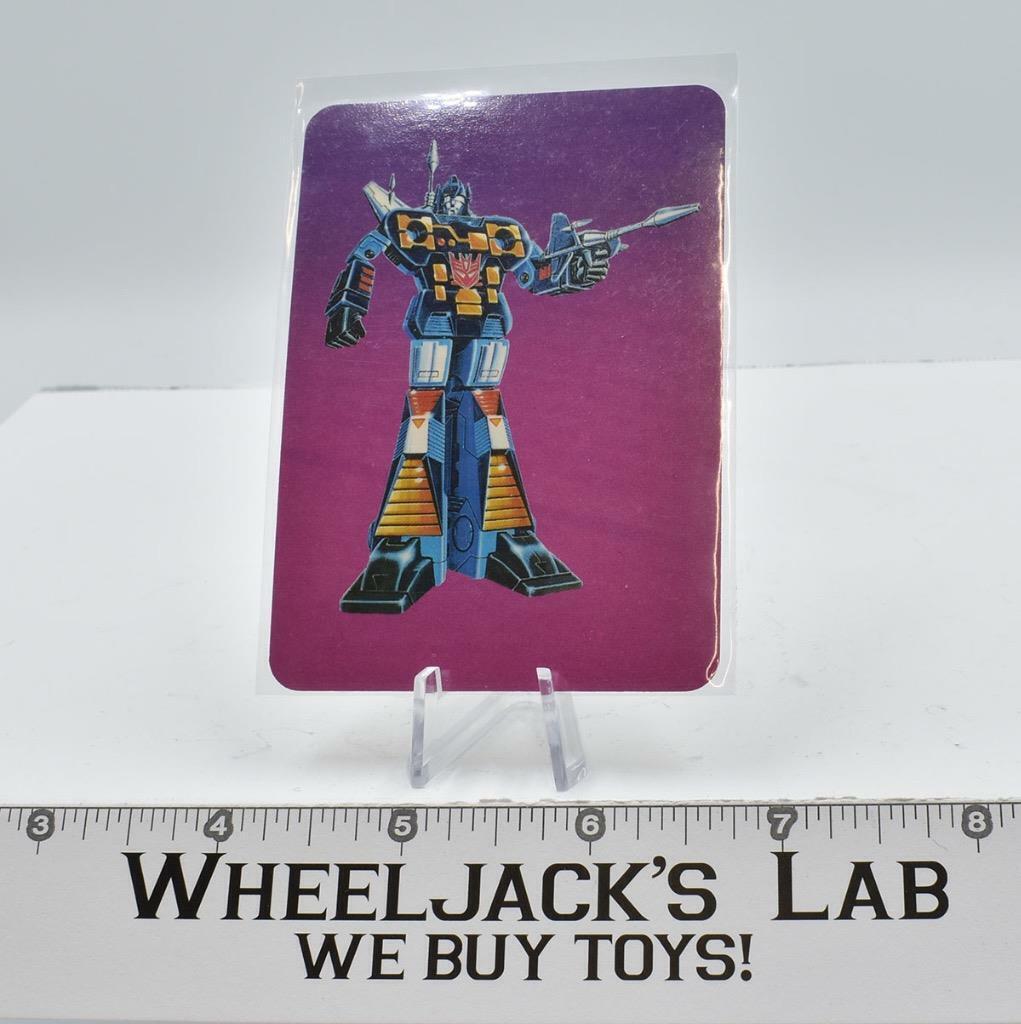 Frenzy Card 109 Variant Color 1985 G1 Transformers Action Trading Cards ...