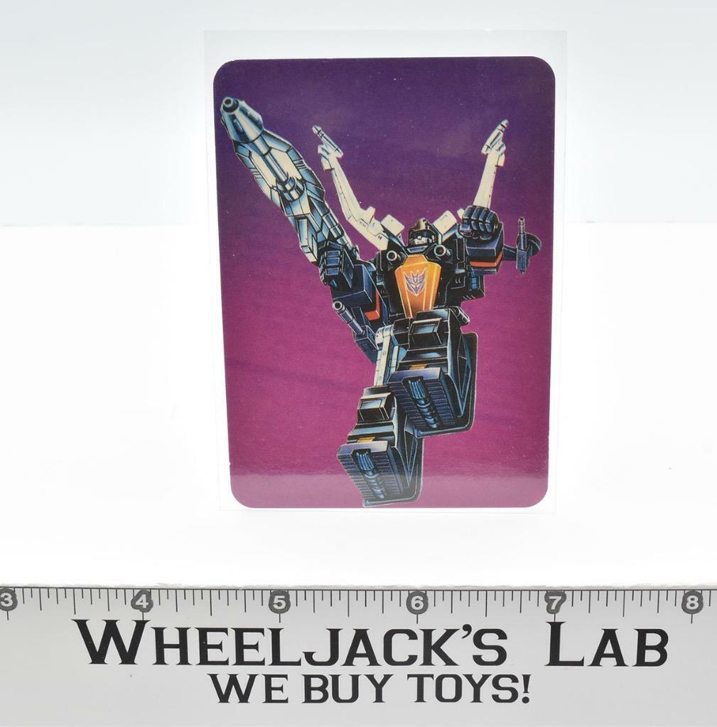 Shrapnel Card 112 Variant Color 1985 G1 Transformers Action Trading ...