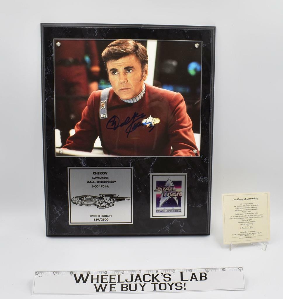 Commander Chekov Star Trek 1991 25th Anniv. Walter Koenig AUTOGRAPHED ...