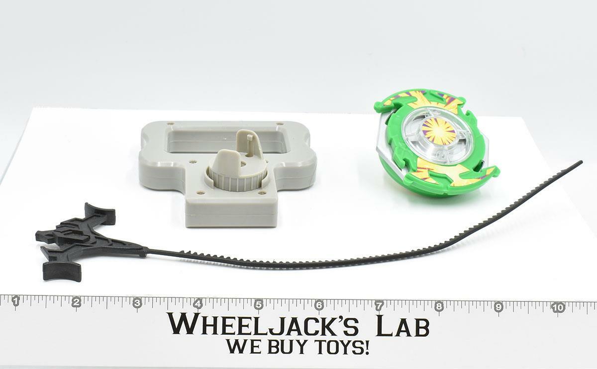 Green Top, Black Ripcord, and Gray Launcher Handle Beyblades Set ...