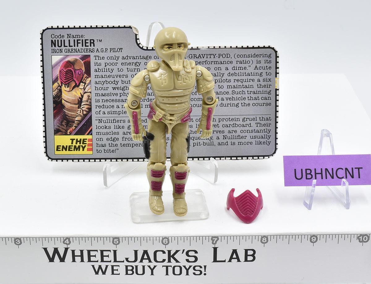 Nullifier V1 100% Complete G.I. Joe 1988 Hasbro Vintage Action Figure ...