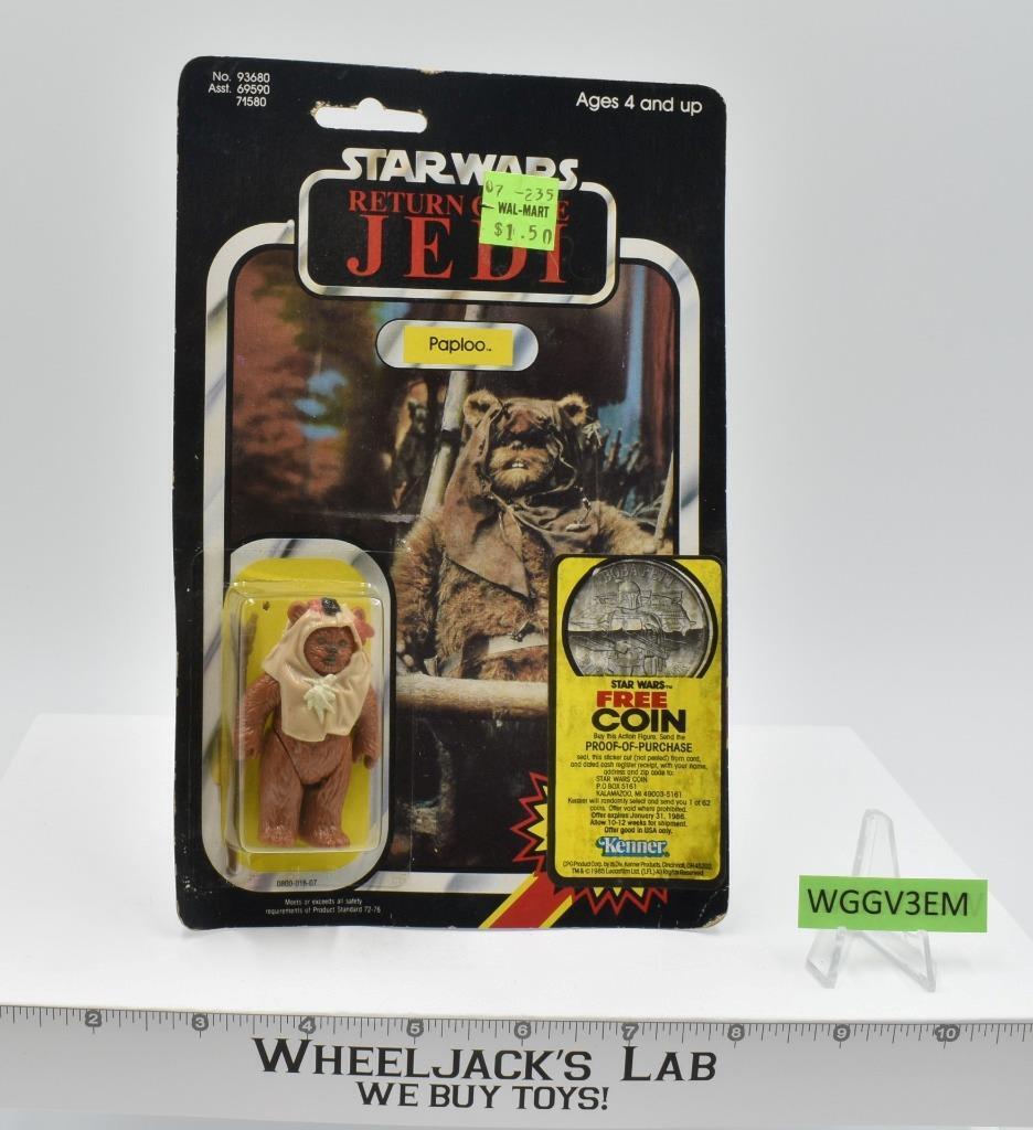 Paploo Ewok 79 Back Star Wars ROTJ 1984 Kenner Figure NEW MOSC SEALED - Wheeljack's Lab