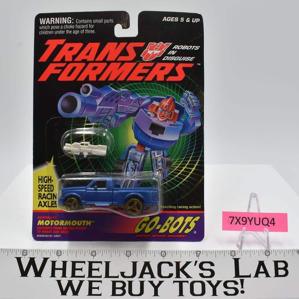 Motormouth Autobot G2 Transformers Go-Bots 1994 Hasbro Figure NEW MOSC SEALED - Wheeljack's Lab