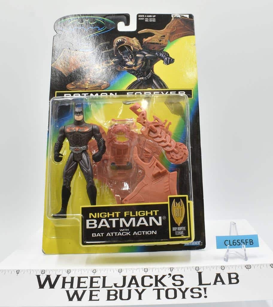 Night Flight Batman NEW MOSC Batman Forever Kenner 1996 Action Figure ...
