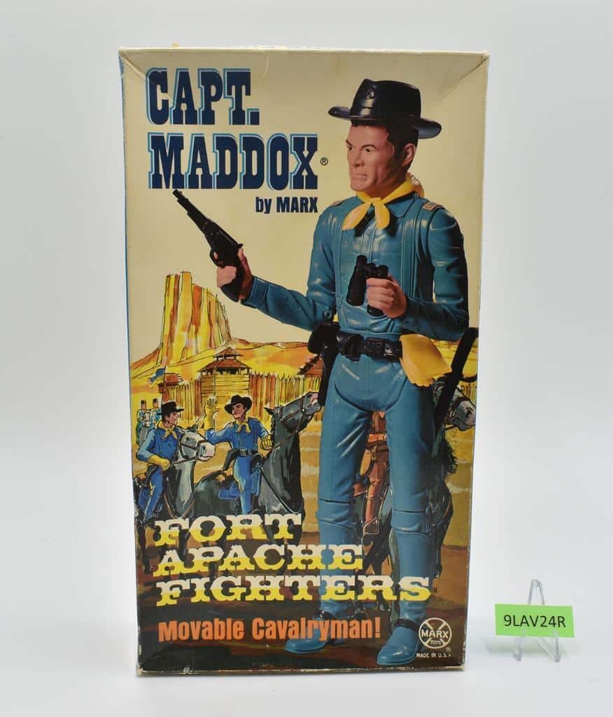 Captain Maddox 12" Complete The Lone Ranger Marx 1967 Action Figure ...