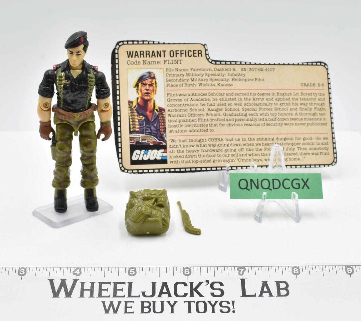 Flint V1 100% Complete G.I. Joe 1985 Hasbro Vintage Action Figure ...