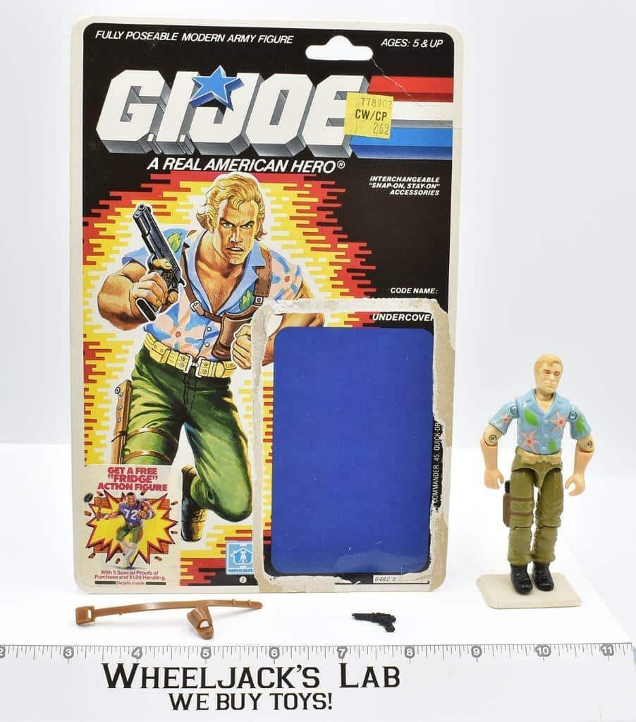 Chuckles V1 100% Complete W CARD 1987 GI Joe Hasbro Vintage Action ...
