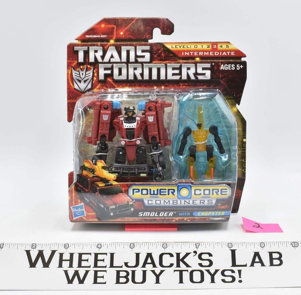 Smolder 2 Power Core Combiners Transformers 2009 Hasbro Action Figure Mosc Wheeljacks Lab