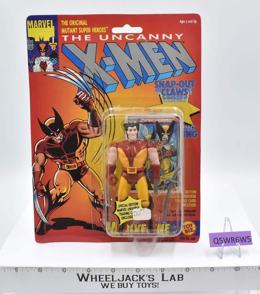 Wolverine W/Snap Out Claws The Uncanny X-Men MOSC 1991 Toy Biz Action ...