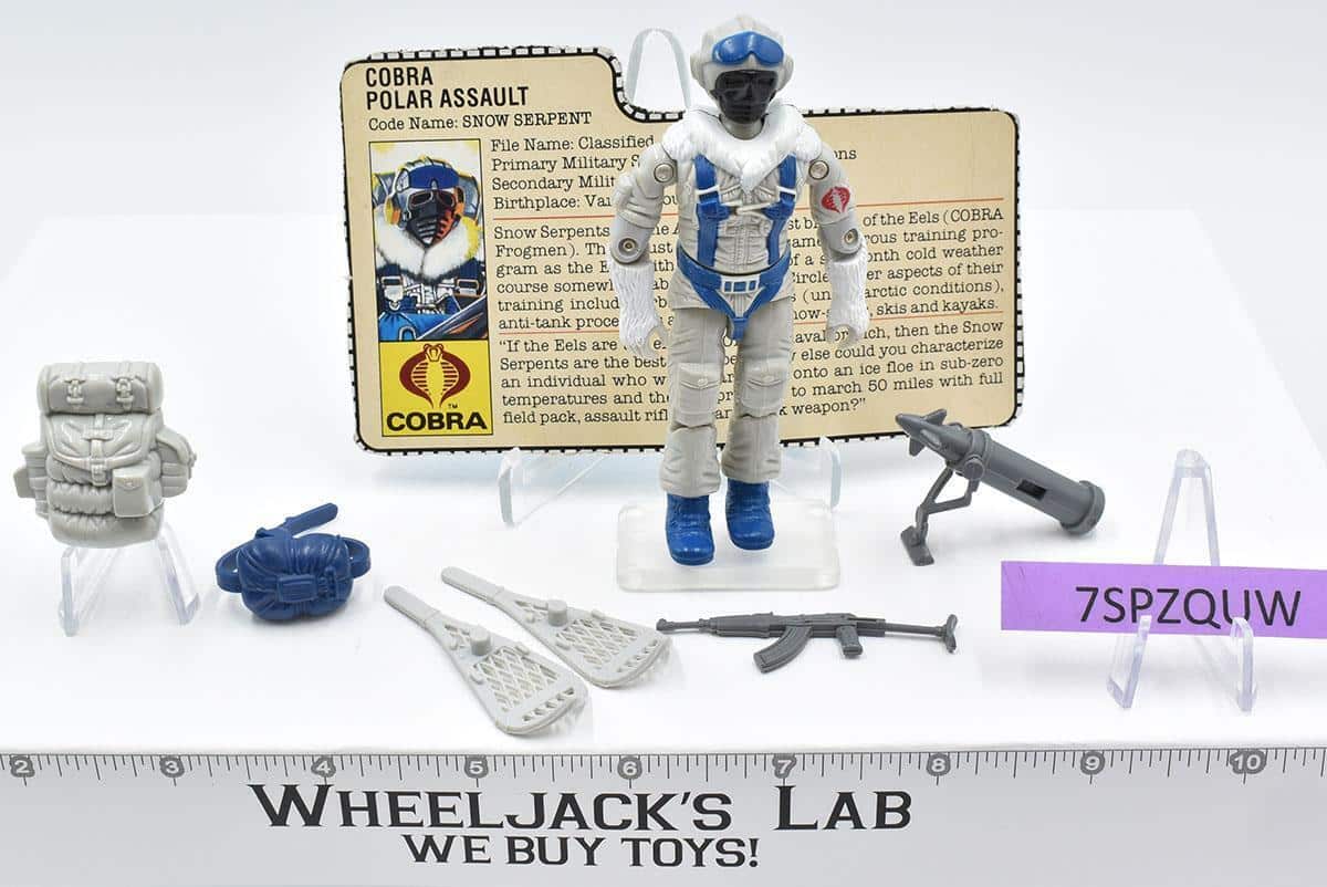 Snow Serpent V1 100% Complete G.I. Joe 1985 Hasbro Vintage Action ...