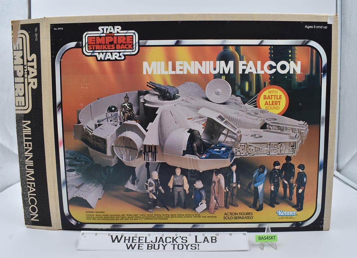 Millennium Falcon 100% Complete W/Box Star Wars 1979 Kenner Action ...