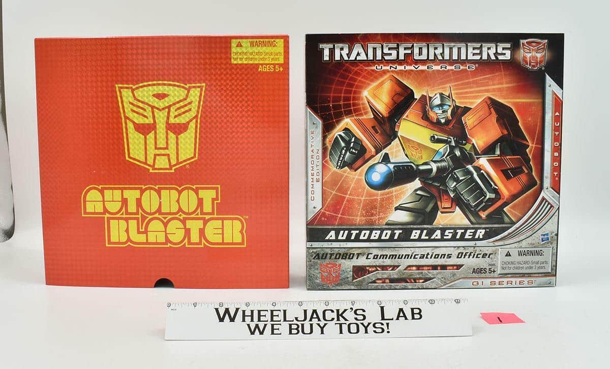Autobot Blaster #1 Transformers Universe G1 Series 2010 Hasbro NEW ...