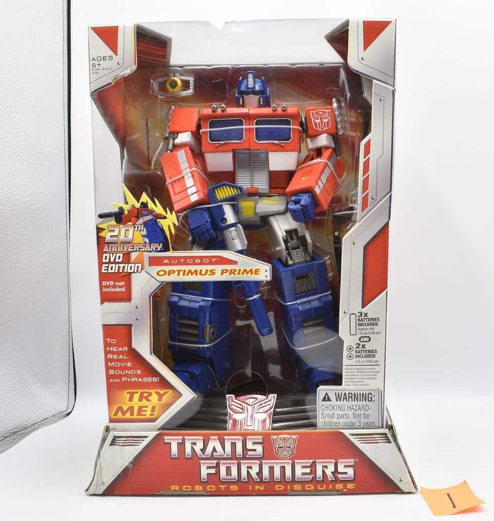 Optimus Prime #1 MISB NEW Transformers 20th Anniversary RID Hasbro 2006 ...