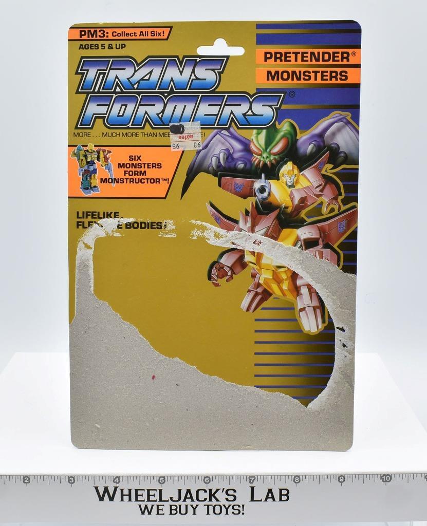 Wildfly Monstructor Cardback Pretender Monsters 1988 Vintage G1 ...