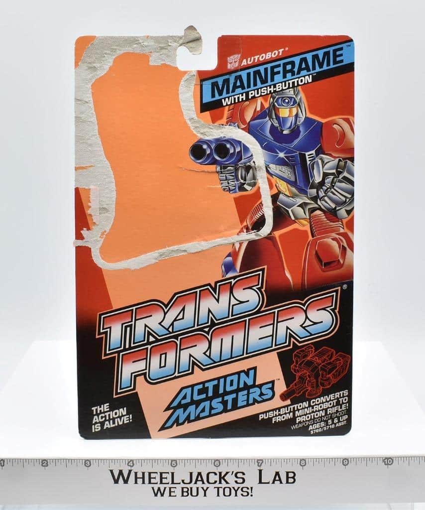 Mainframe Cardback 1989 Vintage Hasbro G1 Transformers Action Figure ...