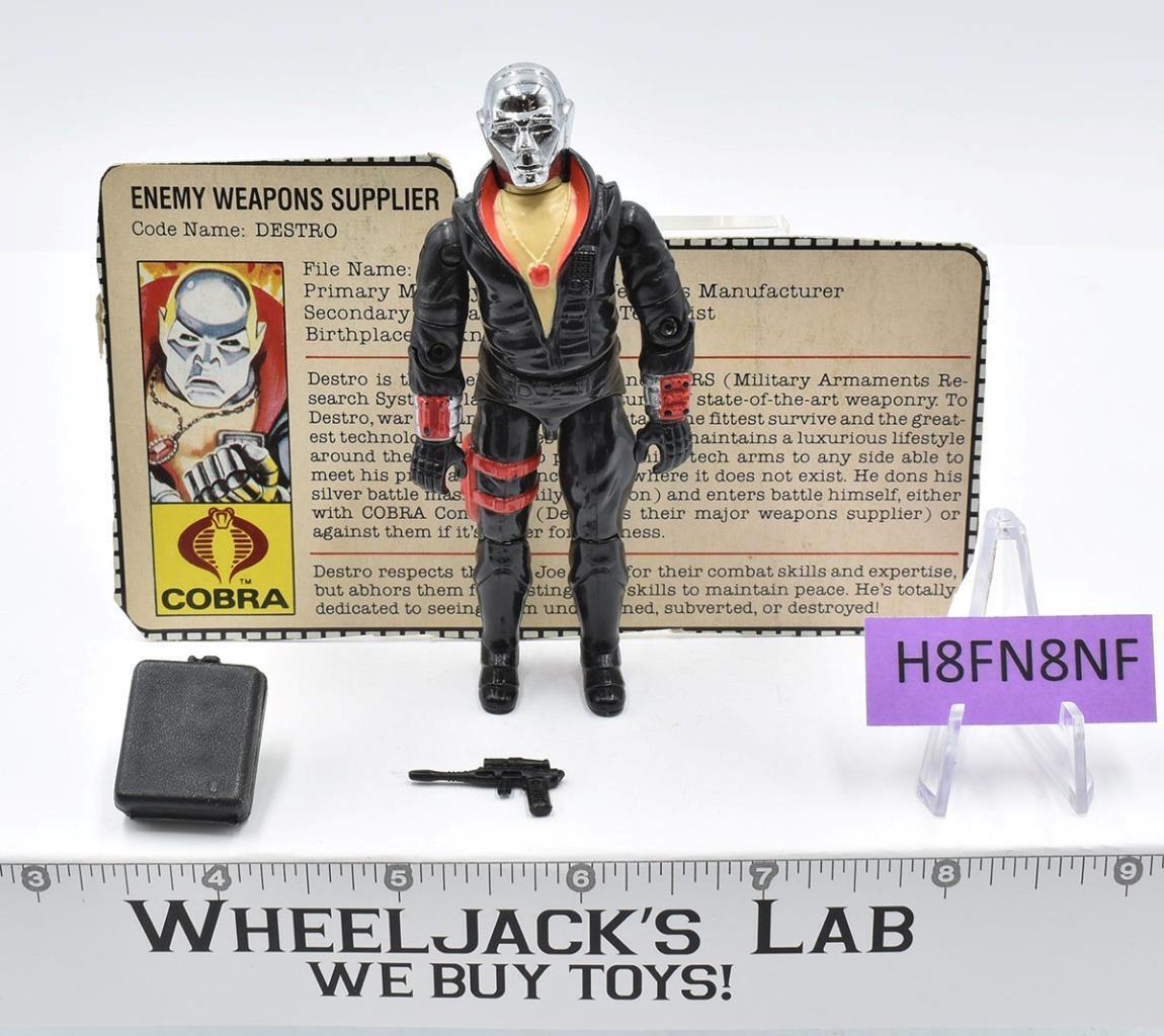 Destro V1 100% Complete G.I. Joe 1983 Hasbro Vintage Action Figure ...