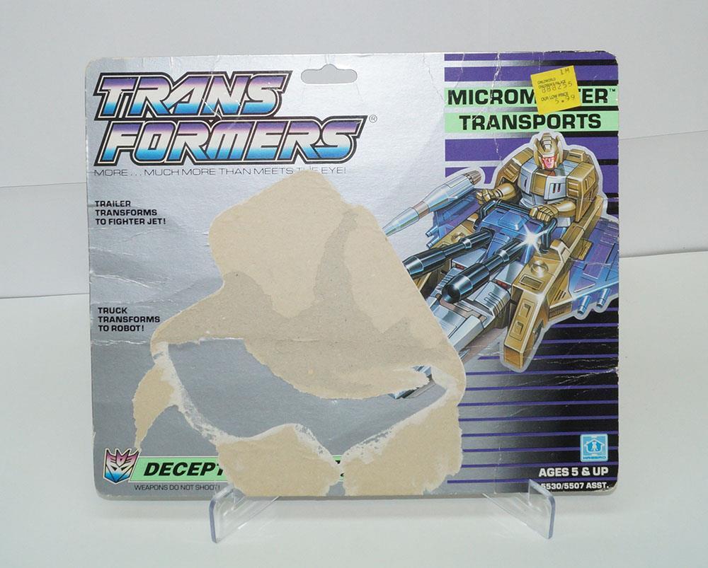 Roughstuff Micromaster Cardback Vintage 1989 G1 Transformers Hasbro ...