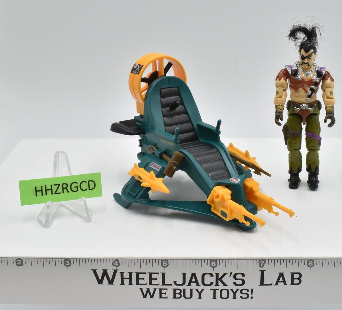 Dreadnok Air Skiff 100% Complete W/ Zanzibar GI Joe 1987 Hasbro Vintage ...