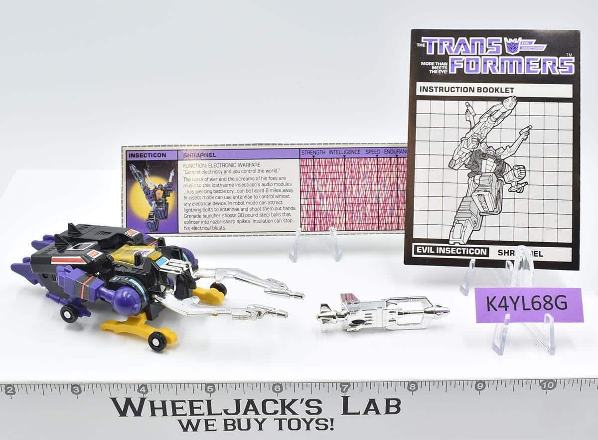 Bombshell 100% Complete 1985 G1 Transformers Rhinoceros Beetle Action ...