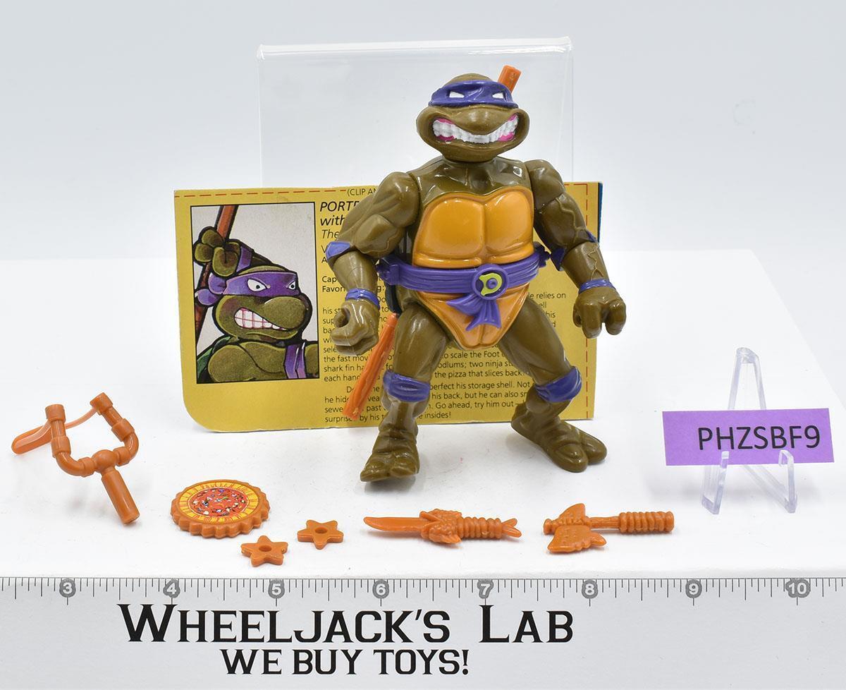 Storage Shell Donatello 100% Complete NR MINT TMNT 1990 Playmates ...