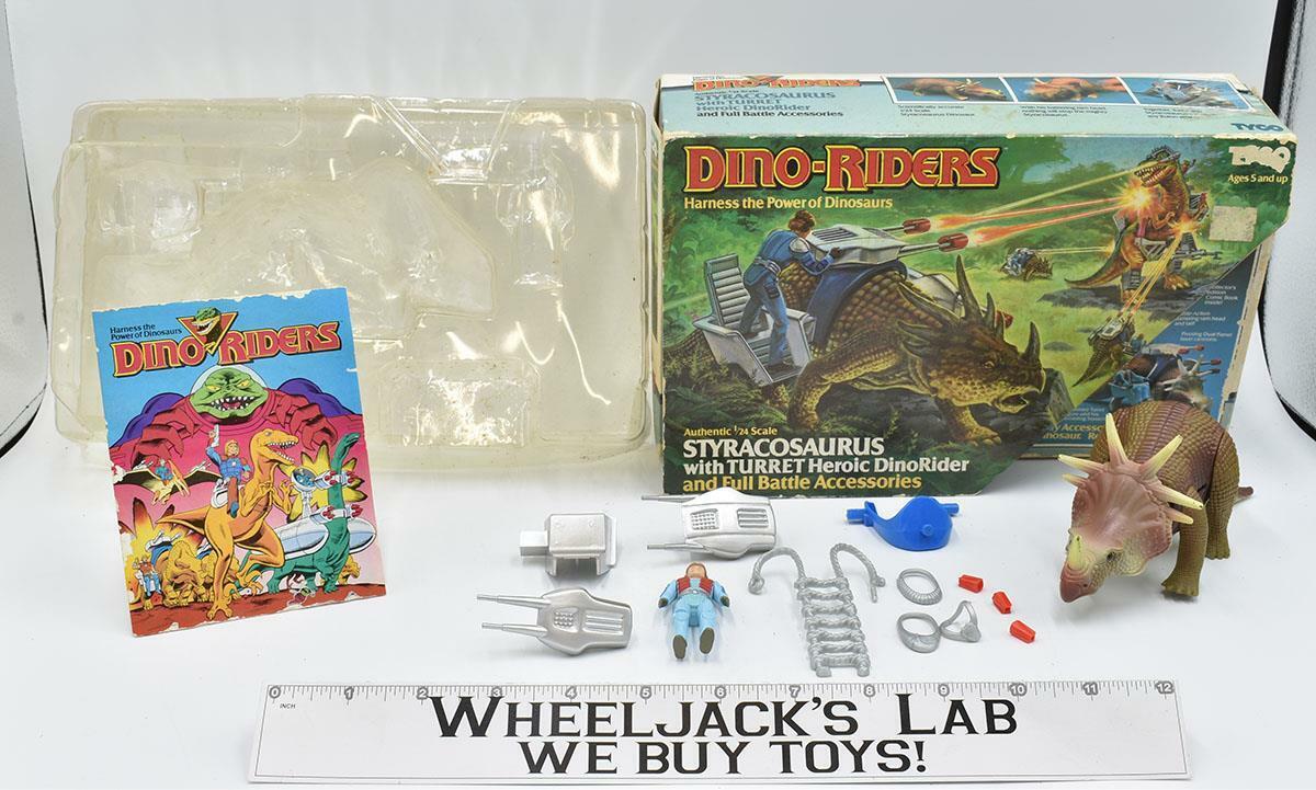Styracosaurus W/Turret 1987 Dino Riders Tyco Toys Vintage Action Figure ...