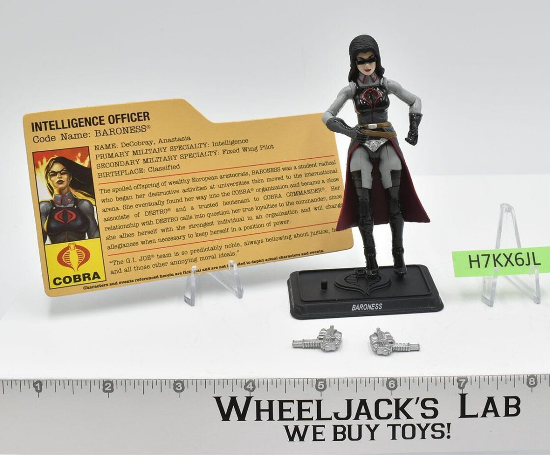 Baroness v16 100% Complete G.I. Joe Resolute 2010 Hasbro Action Figure ...