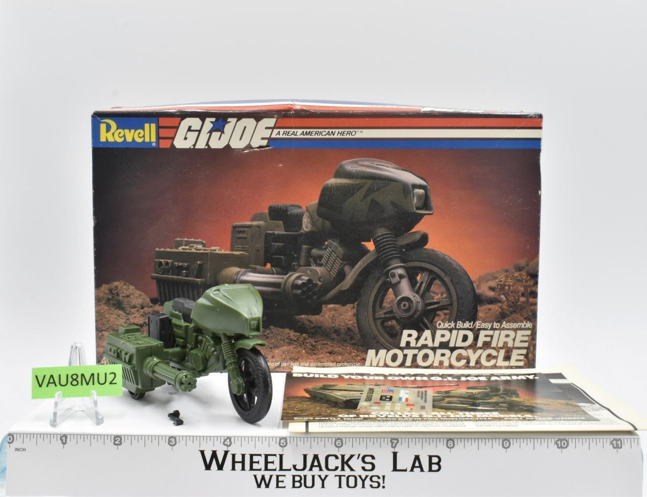 Rapid Fire Motorcycle 100% Complete 1982 GI Joe Vintage Revell Hasbro ...