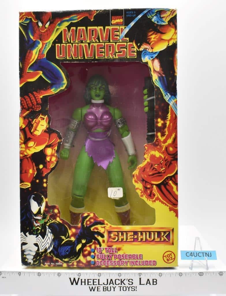 SHE-HULK Marvel Universe Marvel Comics MISB 1997 Toybiz Action Figure ...