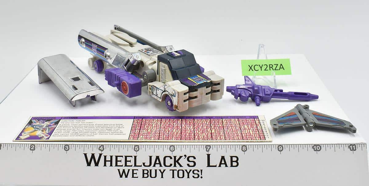 Octane 100% Complete Vintage 1986 G1 Transformers Hasbro Action Figure ...