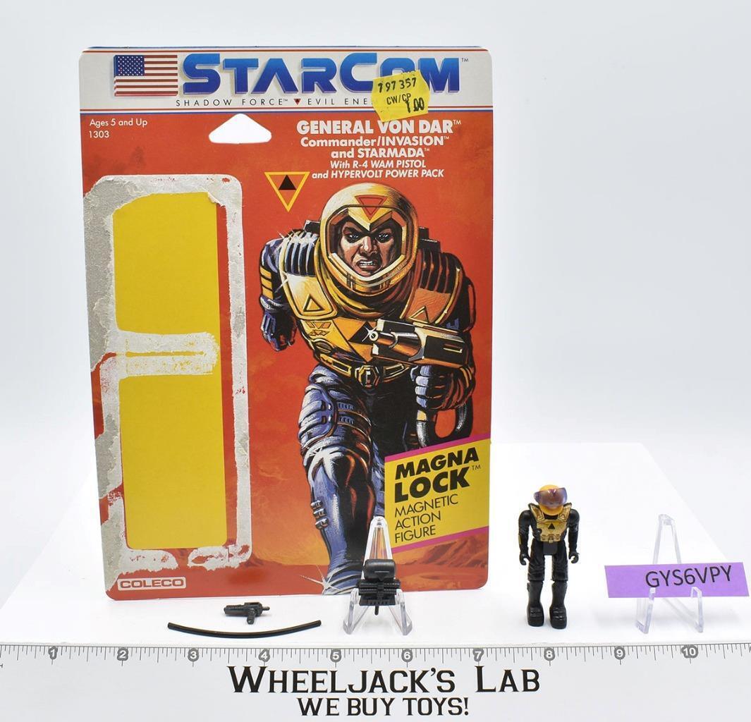 General Von Dar 100% Complete Starcom 1986 Coleco Vintage Action Figure ...