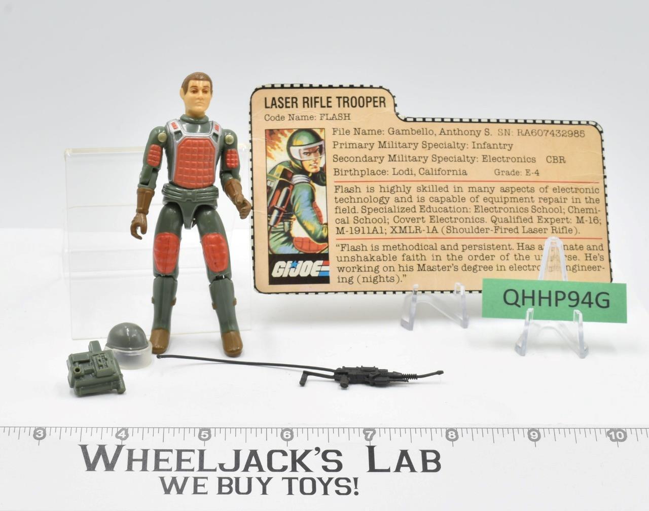 Flash V1 Straight Arm 100% Complete G.I. Joe 1982 Hasbro Vintage Action ...