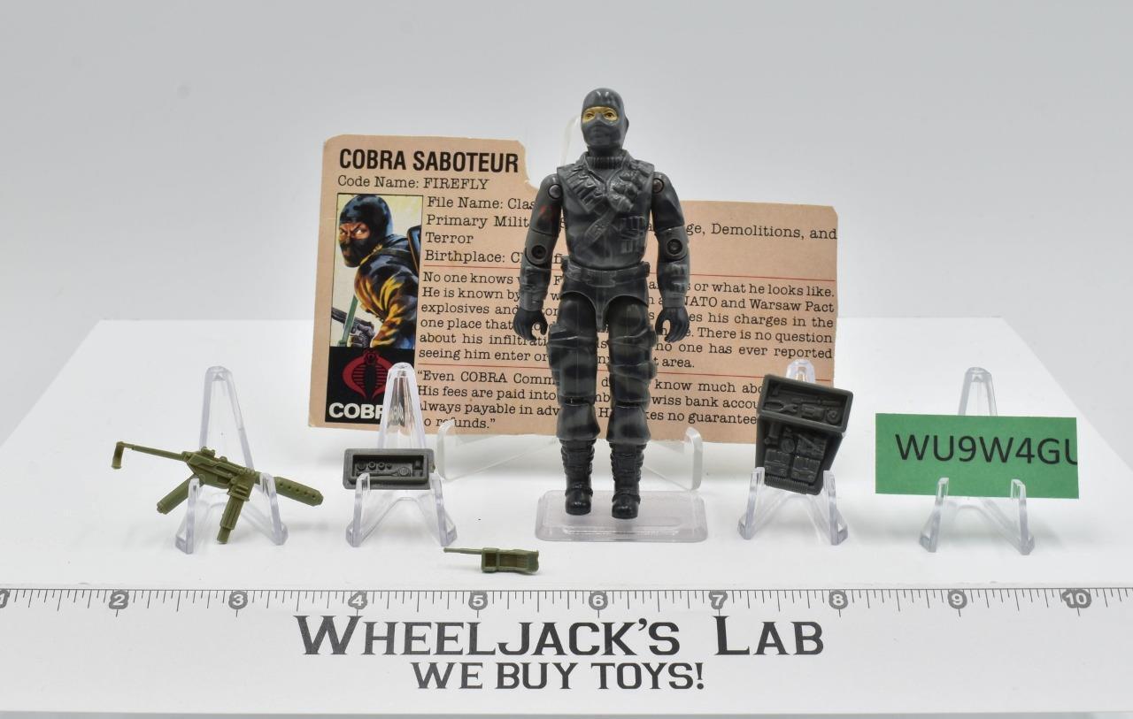Firefly V1 100% Complete G.I. Joe 1984 Hasbro Vintage Action Figure ...