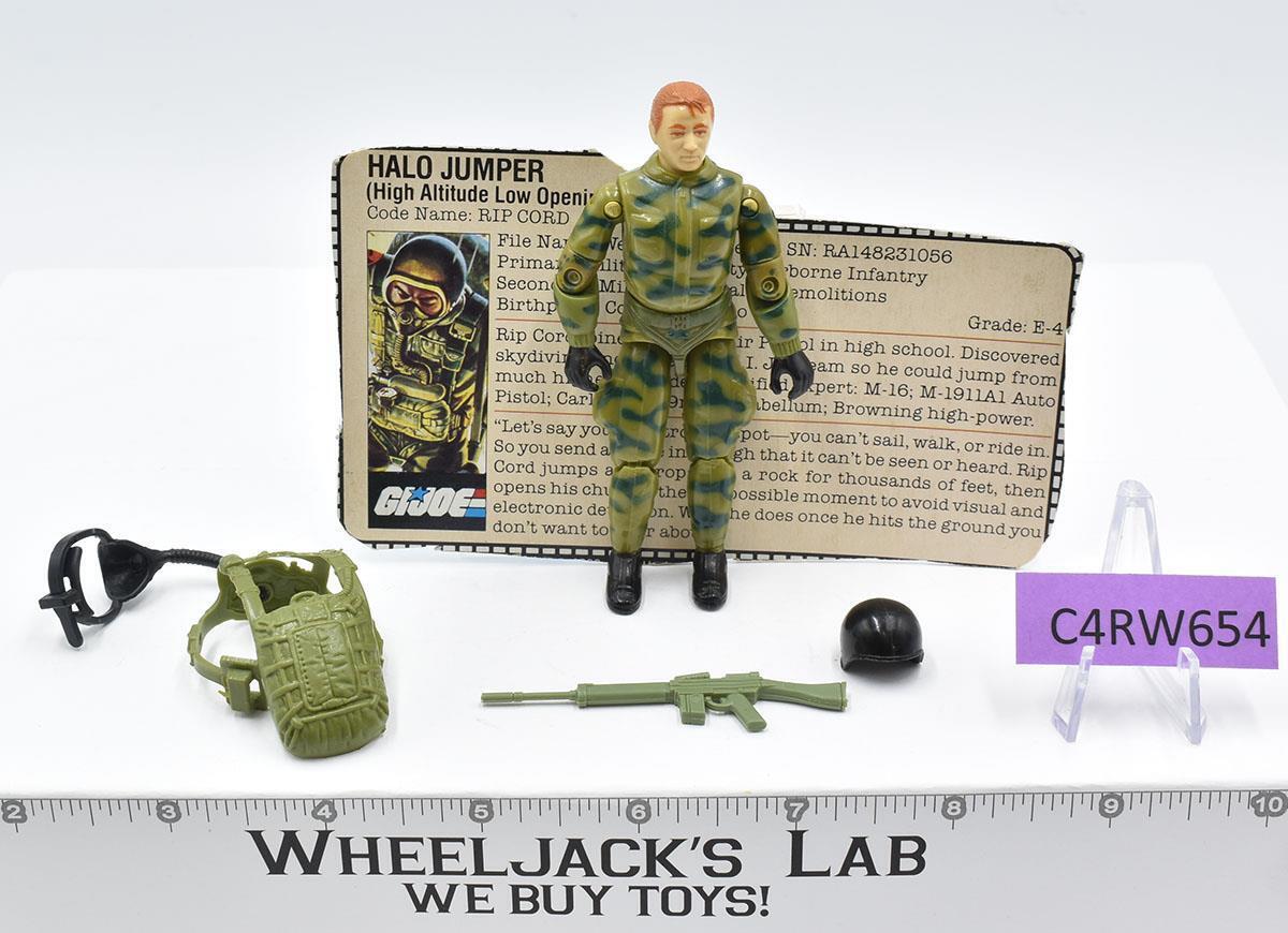 Rip Cord V1 100% Complete G.I. Joe 1984 Hasbro Vintage Action Figure ...