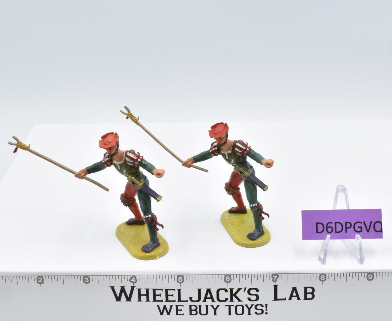 Lot of 2 German Mercenaries Landsknechte 1970's Elastolin - Wheeljack's Lab