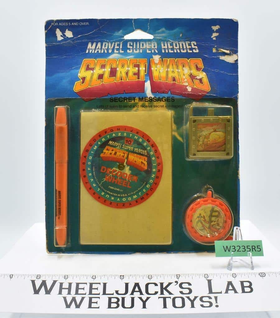 Secret Messages Secret Wars NEW 1984 Mattel Marvel Super Heroes ...