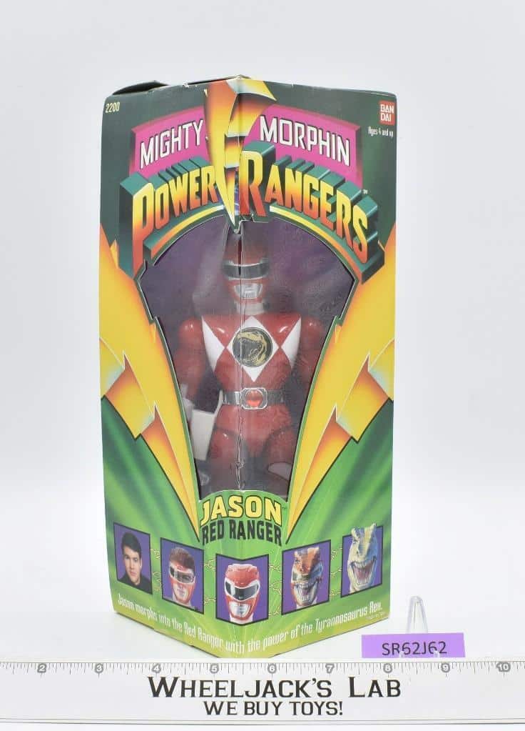 Jason Red Ranger 100% Complete MISB Mighty Morphin Power Rangers 1993 ...