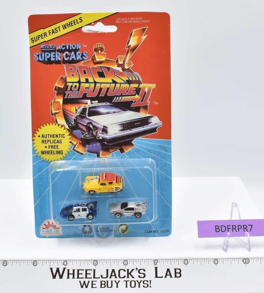 Micro Action Super Cars Back to the Future 1989 Amblin NEW MOSC SEALED ...