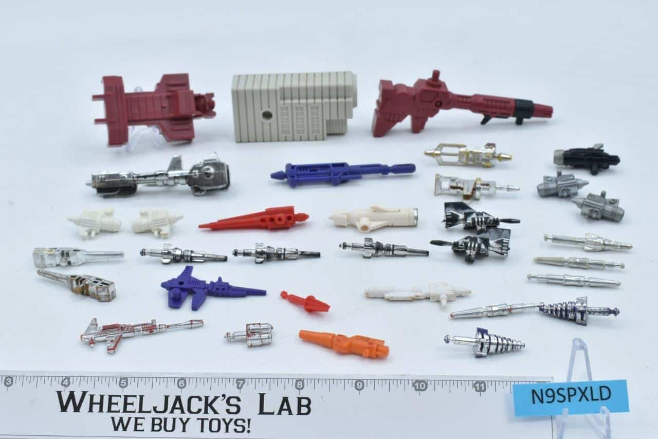 Lot #5 of Accessories Parts Weapons Guns Missiles Vintage G1 ...