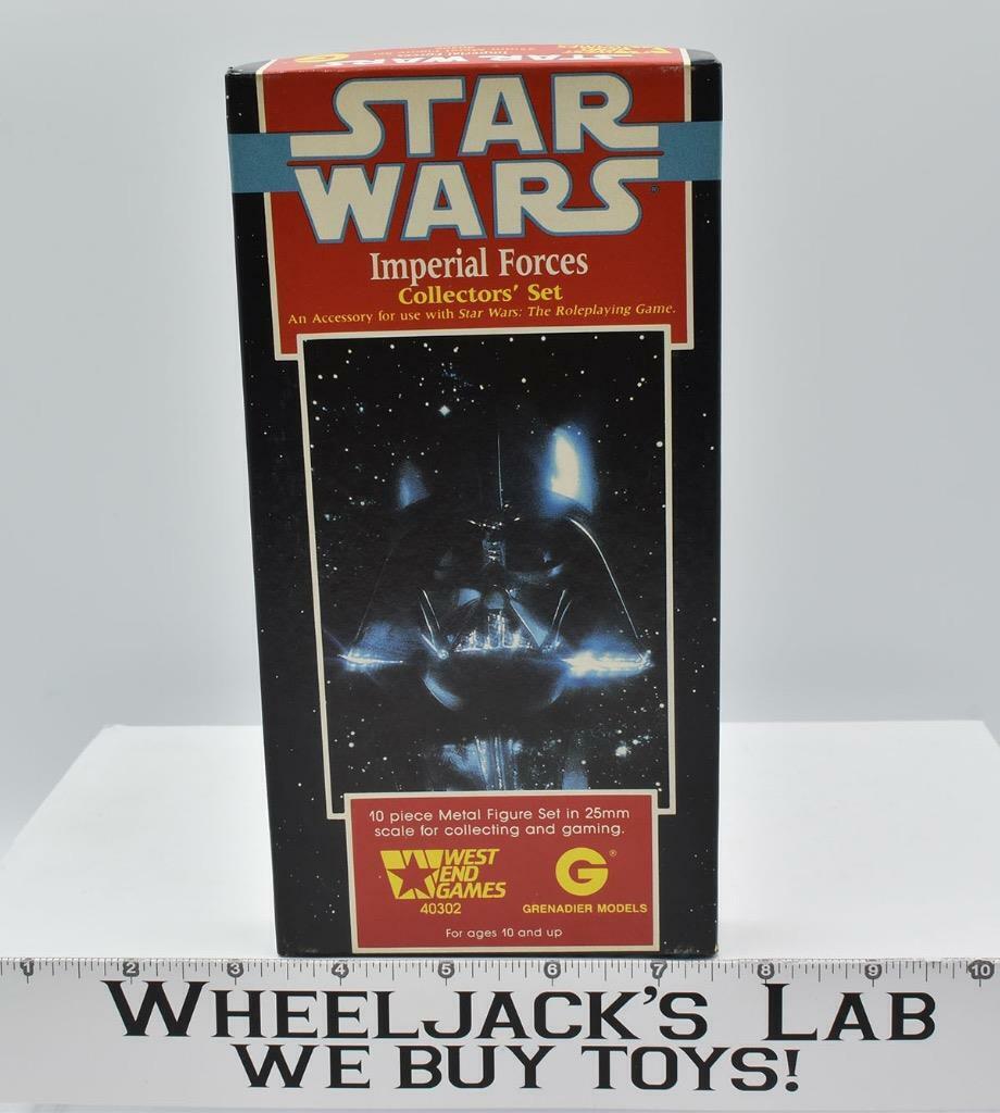 Imperial Forces Star Wars Wes End Games 1980's Metal Figures set of 10 ...