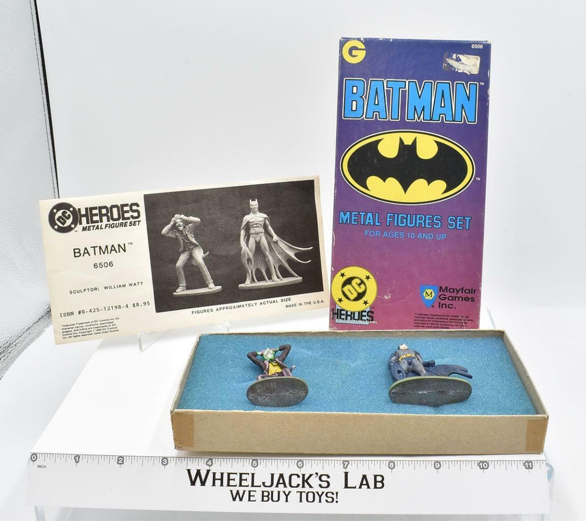 Batman & Joker Metal Figures Set DC Comics 1898 Mayfair Games Inc ...