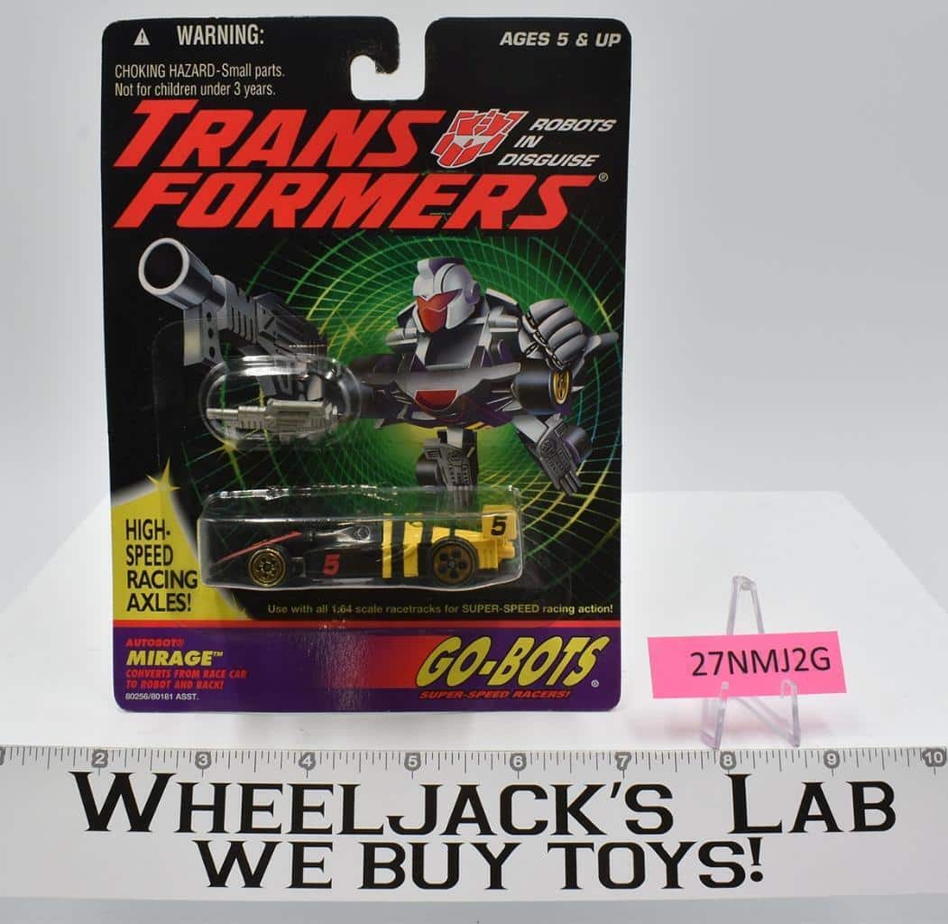 Mirage Autobot G2 Transformers Go-Bots 1994 Hasbro Figure NEW MOSC ...